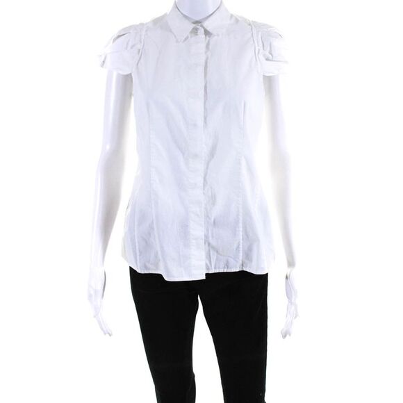 Magaschoni Collection | Tops | Magaschoni Collection Womens Darted ...